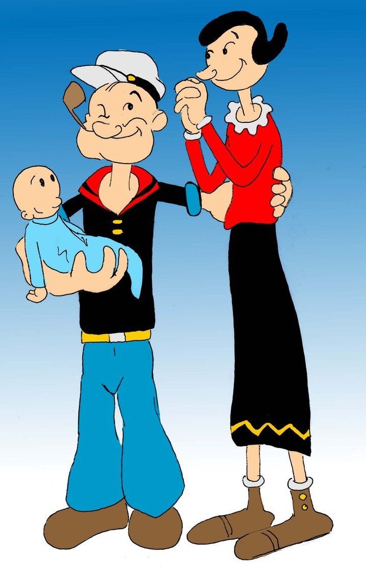 To my civvy friends | Olive Oyl, Navy wife.